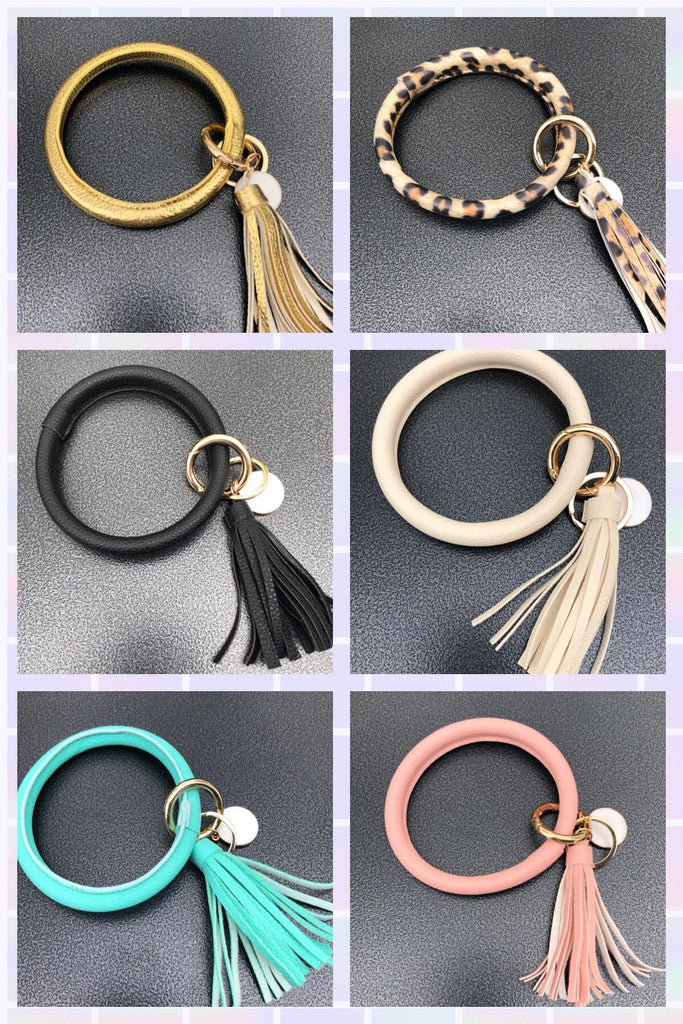 Key Chain Bracelet with Tassel | Divine Couture Boutique